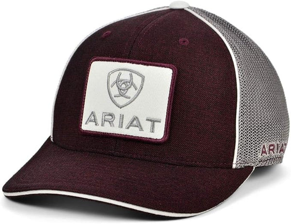 Ariat Large Logo Patch Maroon Hat– Circle H Western Store