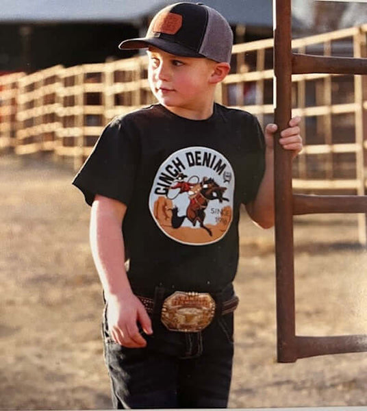 Cinch Boys Tee - Charcoal Gray T-Shirt | Circle H Western– Circle H ...