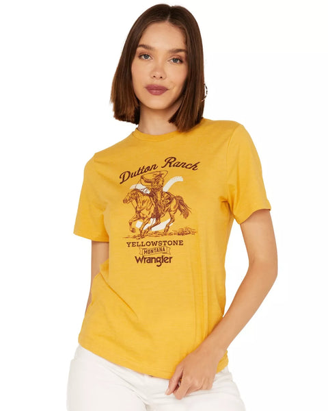 Wrangler Yellowstone Women's Dutton Ranch Graphic Tee– Circle H Western ...
